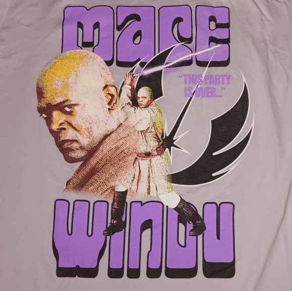 Star Wars | Shirts | Star Wars Mace Windu Rap Shirt Hip Hop Style Tee ...